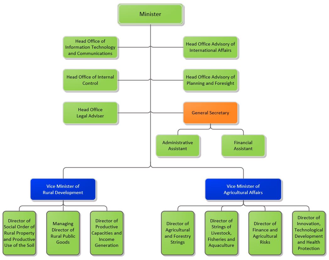 Organizational Chart of the Ministry