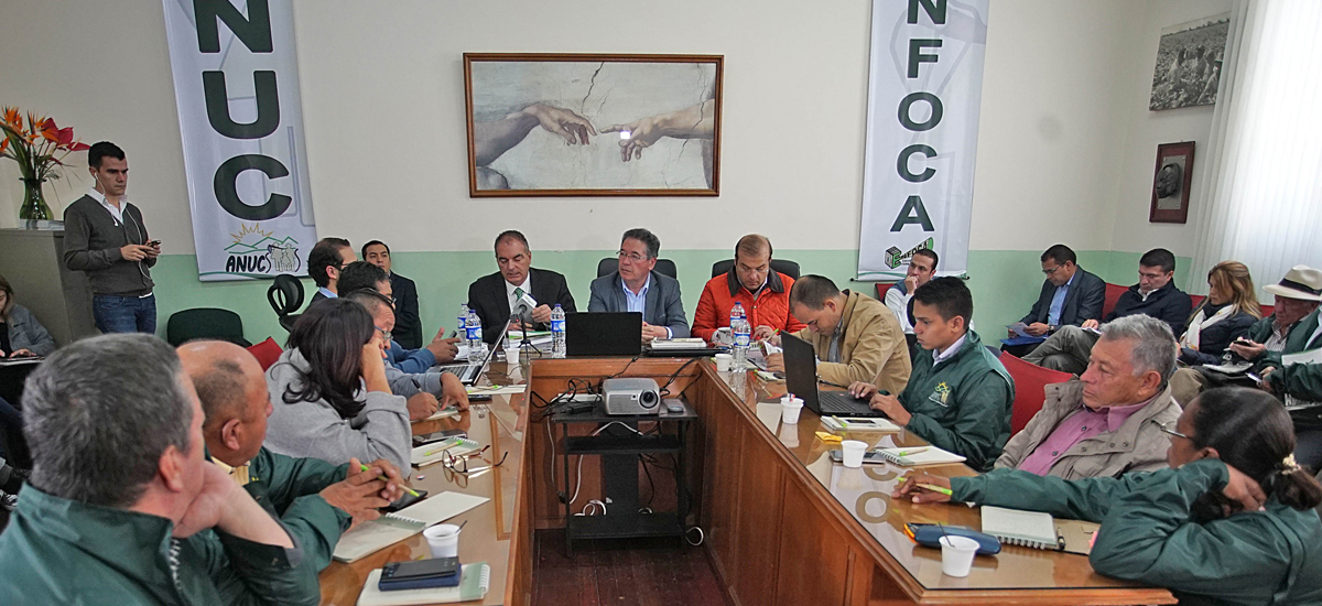 MinAgricultura establece plan de trabajo con líderes de la ANUC